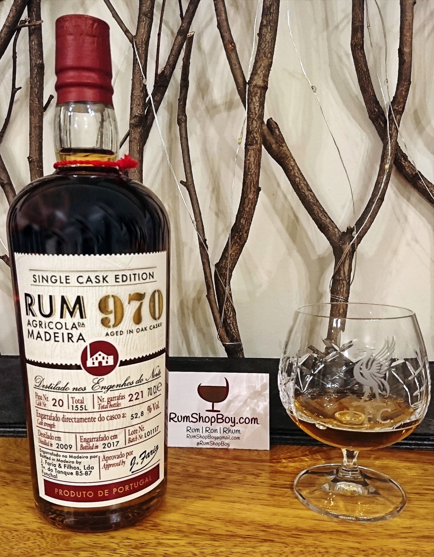 Rum Agricola Da Madeira: 970 Single Cask Edition – RumShopBoy.com