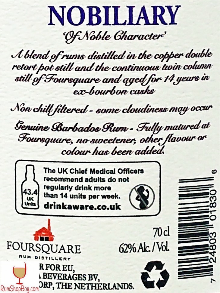 Foursquare ECS XII “Nobiliary” – RumShopBoy.com